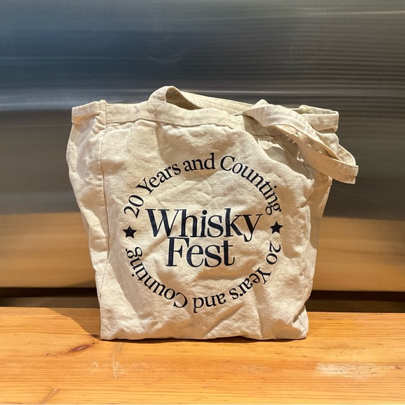 Whisky Fest | Bags | Whisky Fest 2 Years Cotton Canvas Natural Gusseted ...